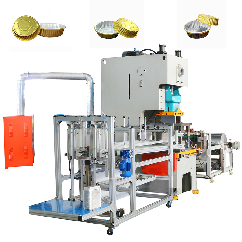 Design Best Sell Crimp Aluminum Foil Container Machine