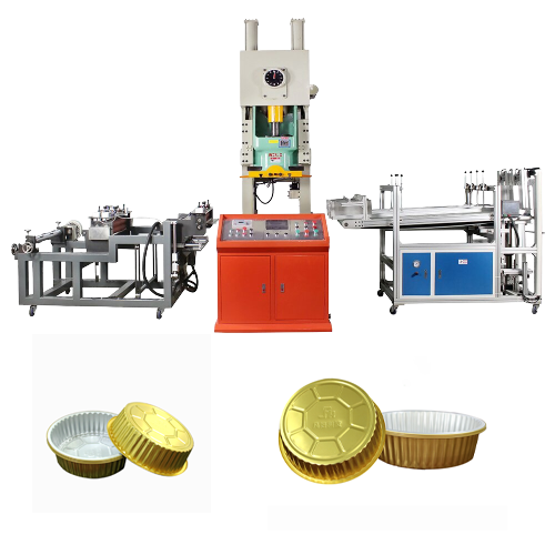 Aluminium Foil Container Punching Machine - Buy aluminum Punching ...